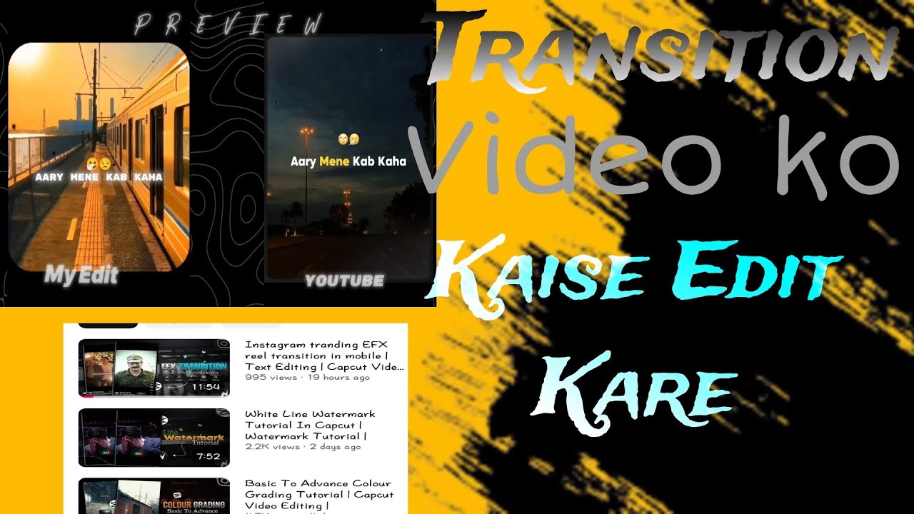 Instagram tranding EFX reels transition in mobile | Text Editing ...