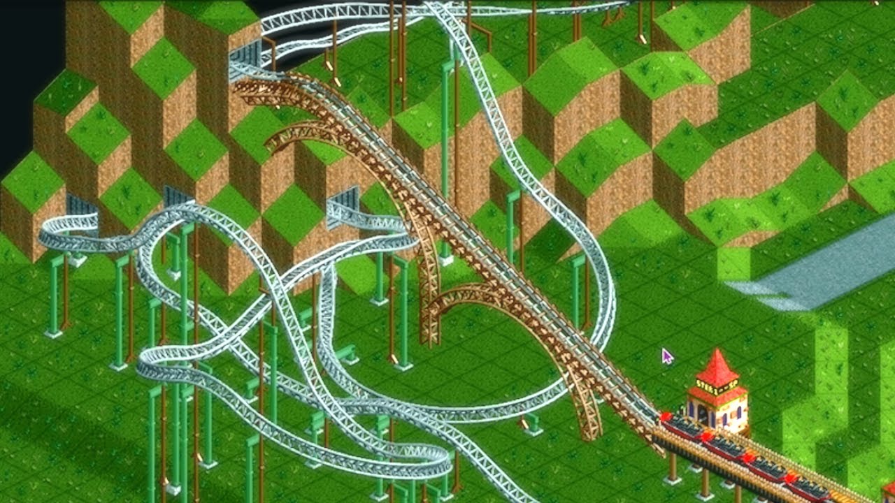 Dumb Furry Builds The First Roller Coaster! | OpenRCT2 pt. 4 - YouTube