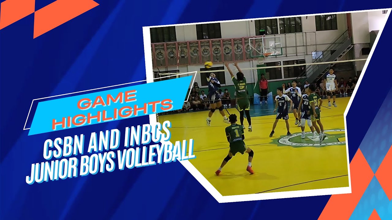 INBCS & CSBN | JUNIOR BOYS VOLLEYBALL | RCBNES S18 | OCTOBER 28, 2023 ...