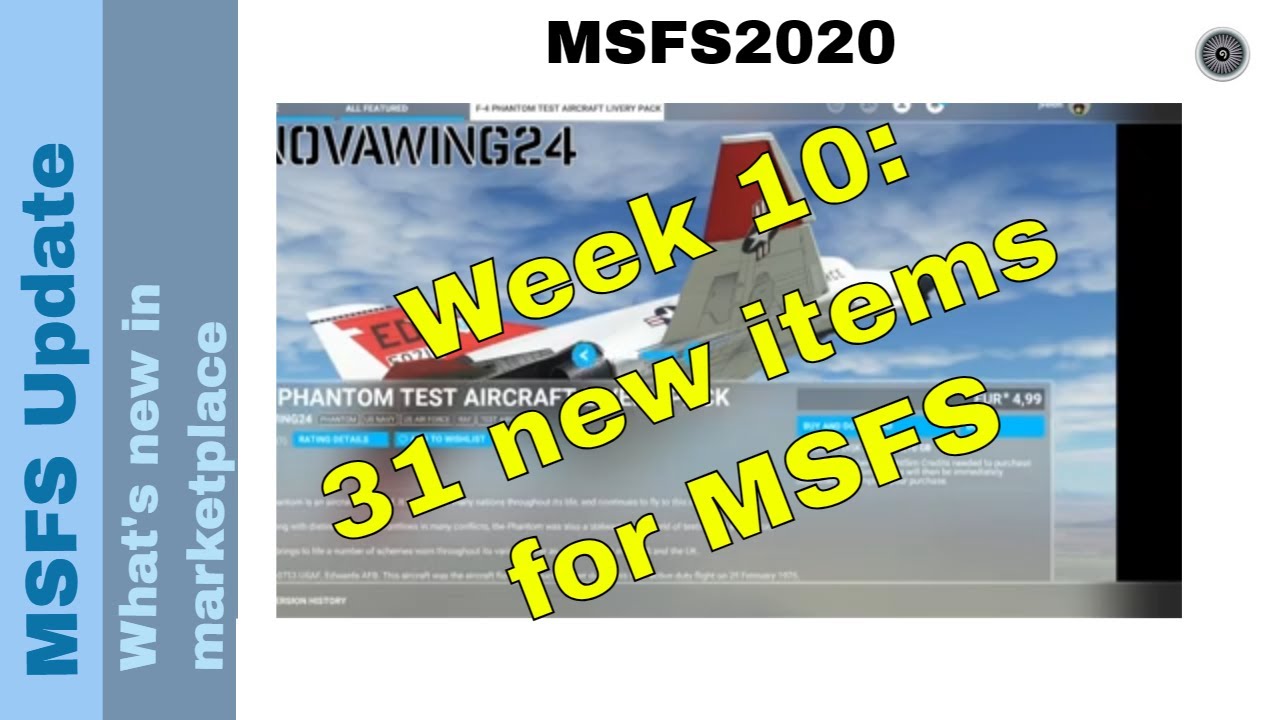 Flight Simulator 2020 - MSFS Update - What's new in the marketplace ...