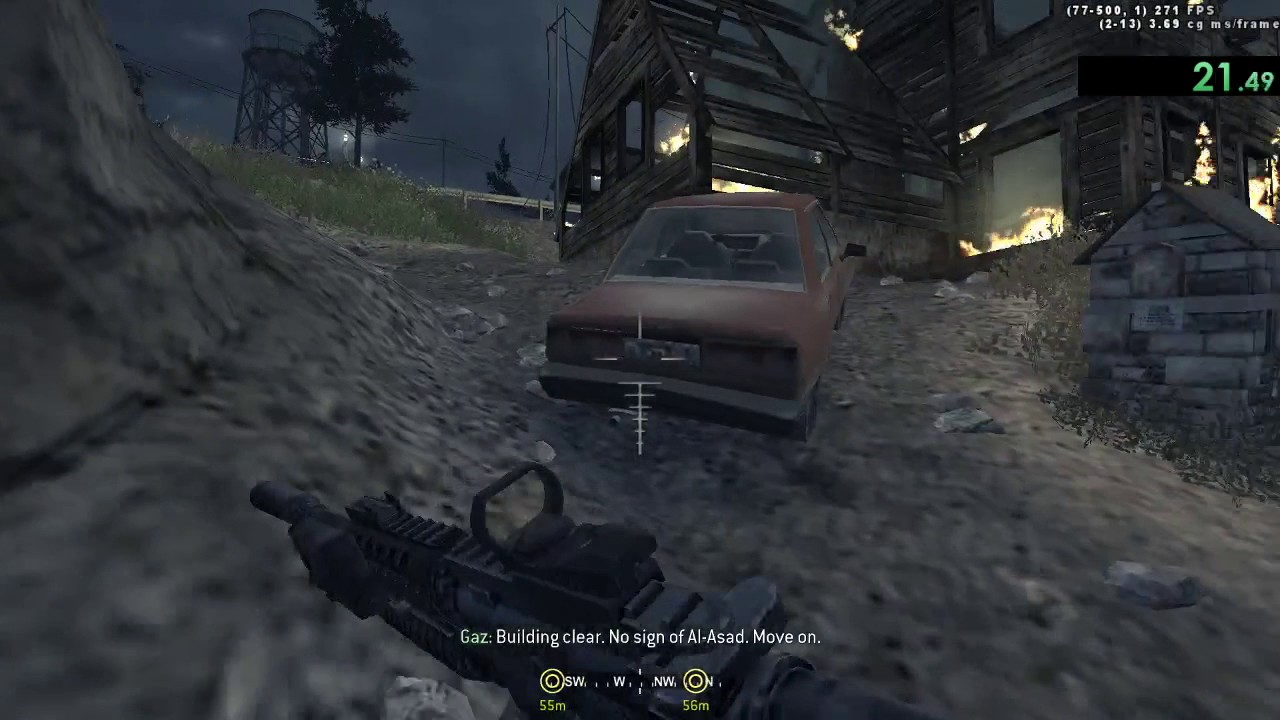 CoD4:MW - Safehouse Mission Speedrun - [2:02:733] World Record - YouTube