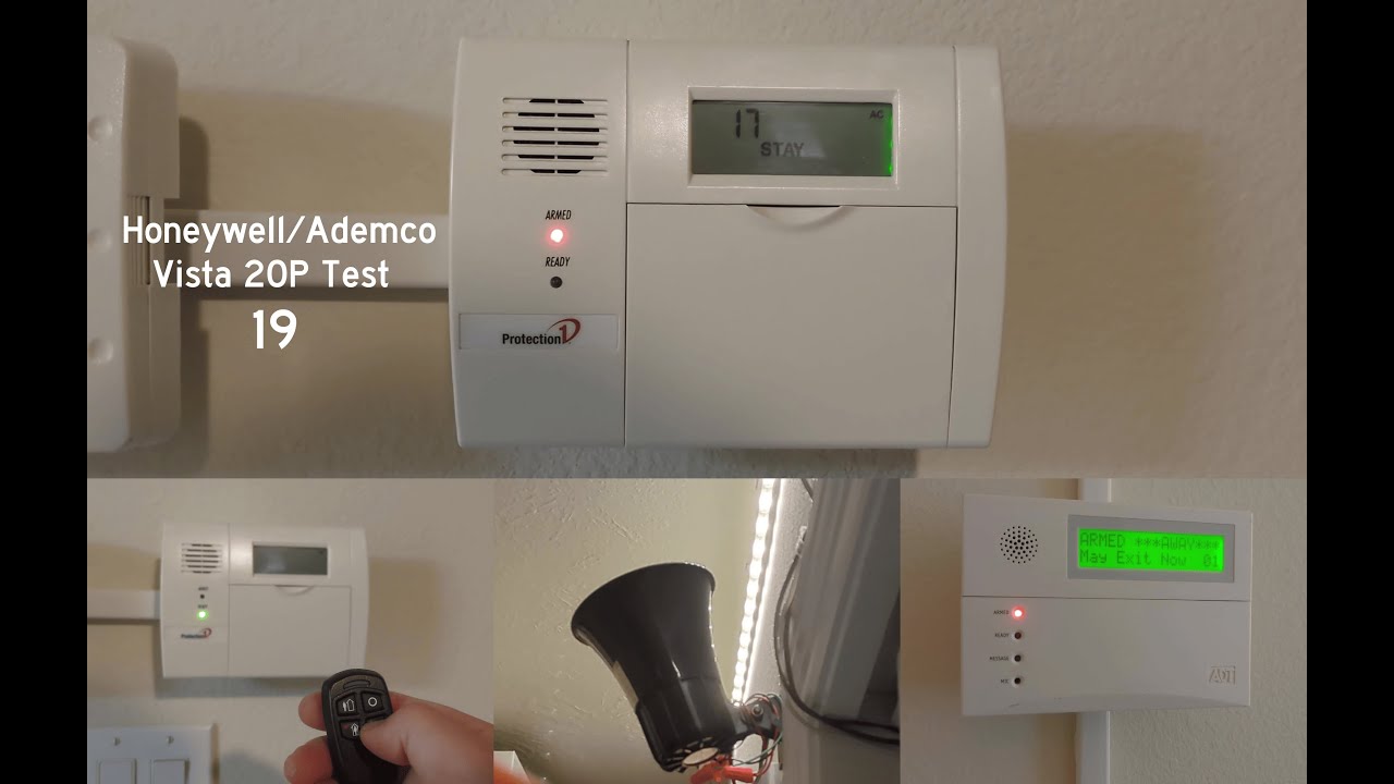 Honeywell/Ademco Vista 20P Test 19 - YouTube