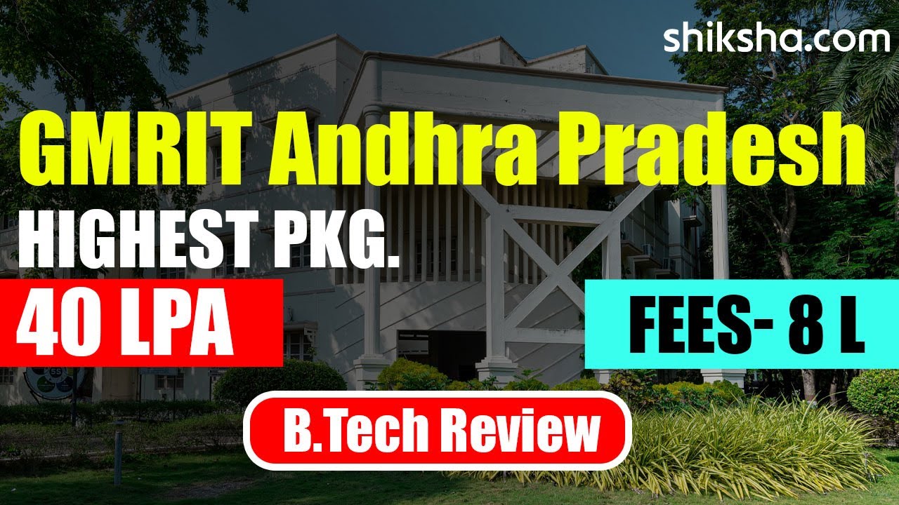GMRIT BTech Review | Fees, Admission, Placements, Cutoffs - YouTube