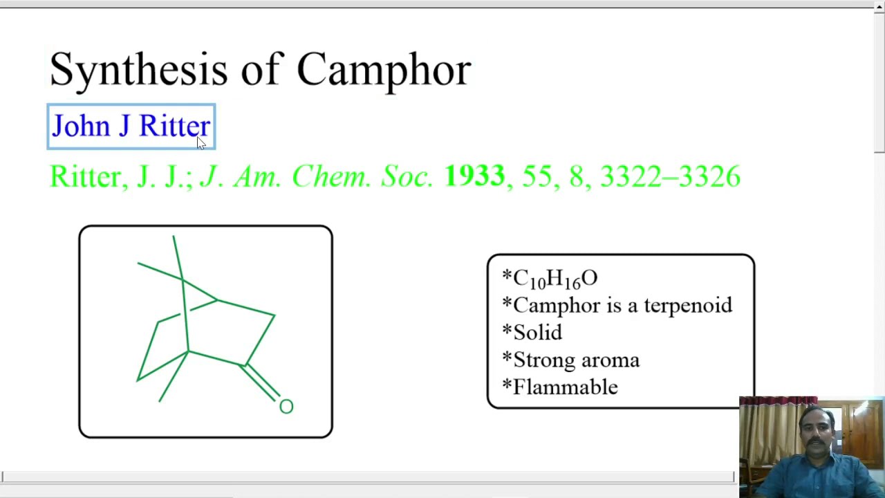Synthesis of Camphor - YouTube