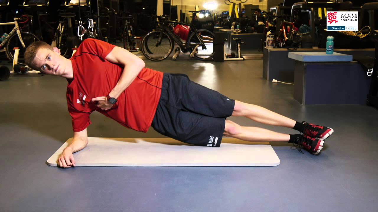 Dynamisk planke side - YouTube