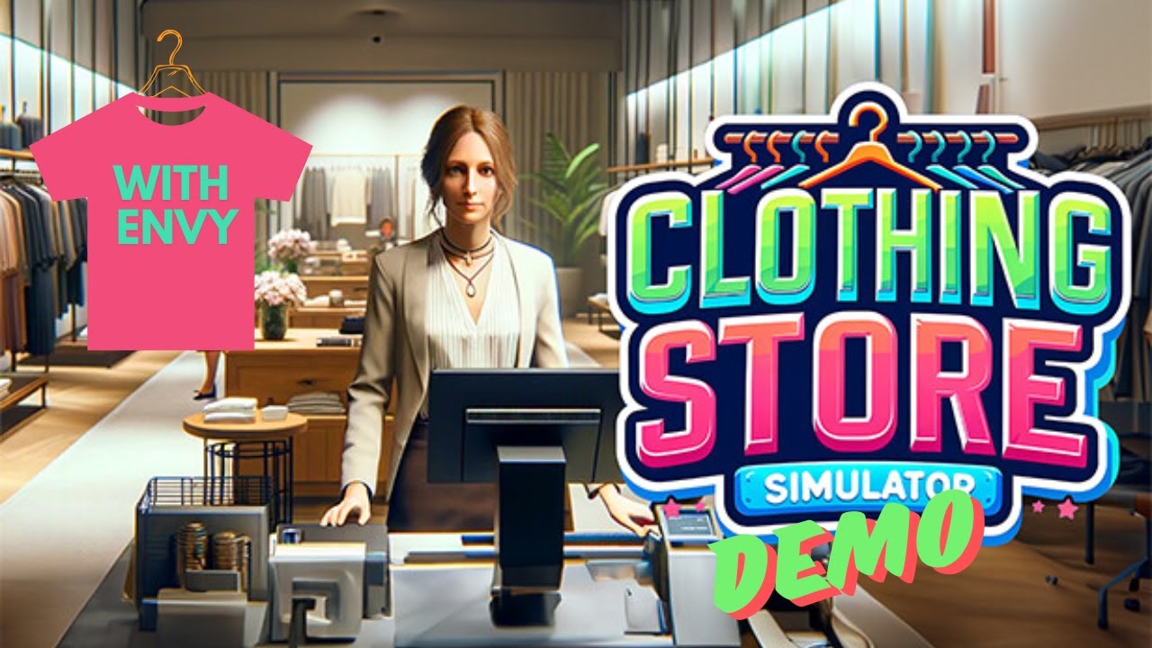 Clothing Store Simulator Demo // I CAN DESIGN MY OWN SHIRT????? - YouTube