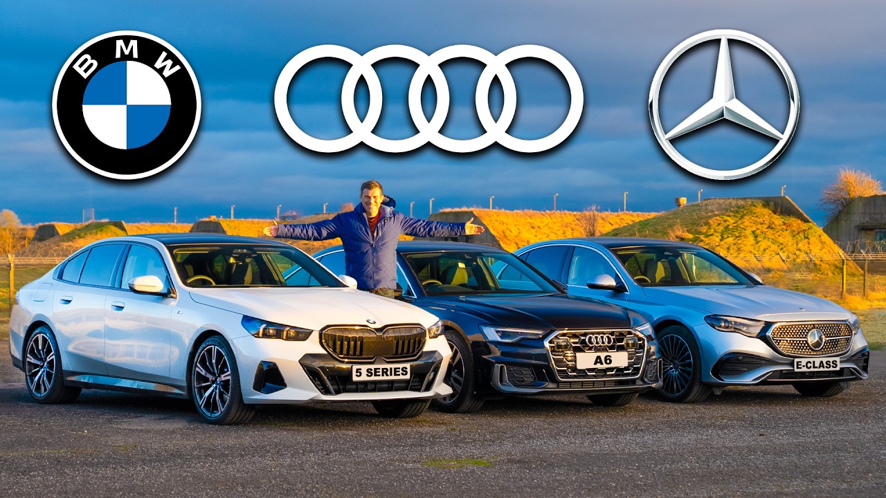 Novo BMW Série 5 vs E-Class vs A6: Qual é o melhor? - YouTube