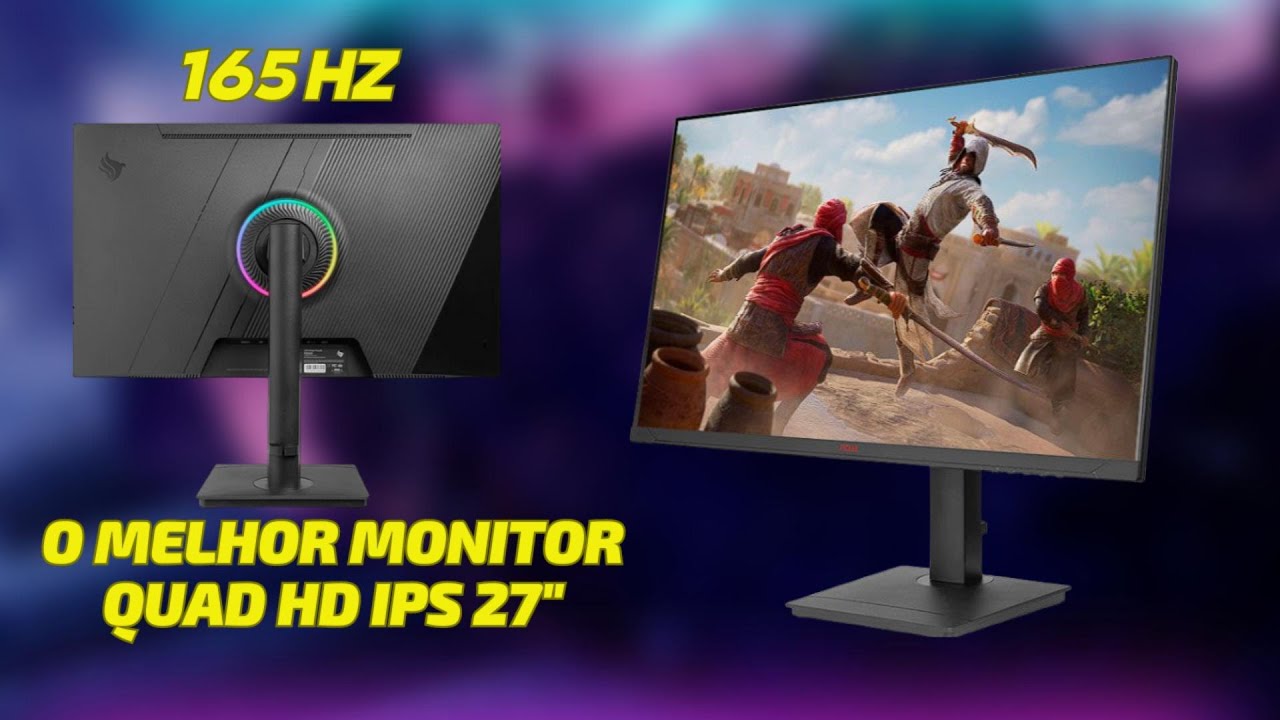 MONITOR GAMER PICHAU CENTAURI PULSE 27, 27 POL, IPS, QHD, 165HZ, 1MS ...