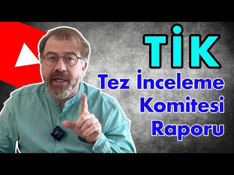Tez izleme komitesi raporu nasıl yazılır? TİK formu doldurma basamakları