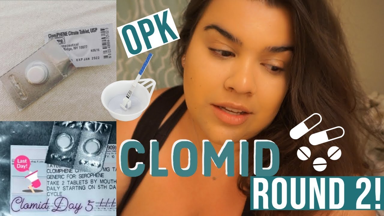 Starting Clomid Round 2 | First OPK Testing | TTC with PCOS - YouTube
