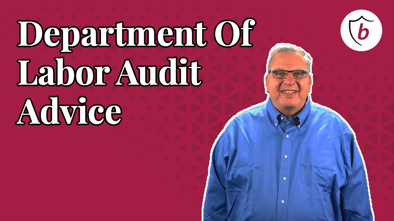 Department of Labor Audit Advice - YouTube