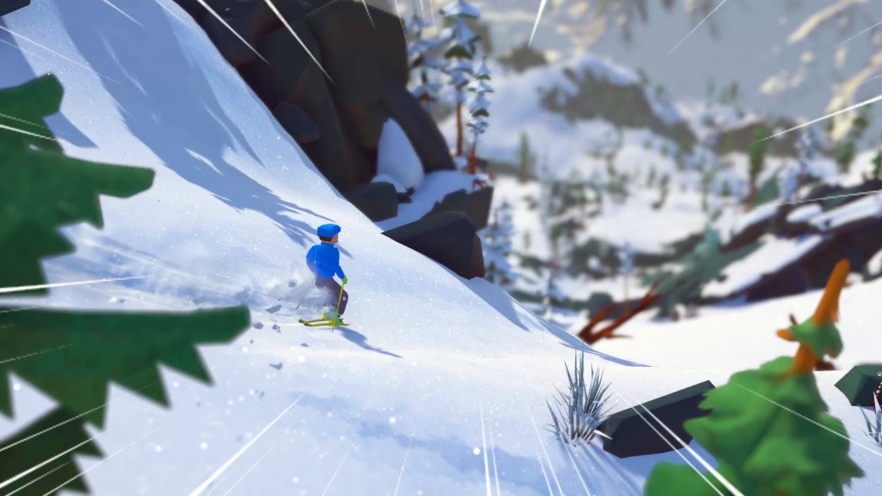The Most Chill Skiing Game on Steam (Lonely Mountains: Snow Riders) - YouTube