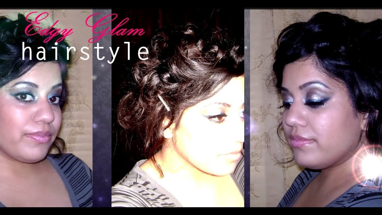 Edgy Formal Updo Hairstyle (PART II) Tutorial - YouTube