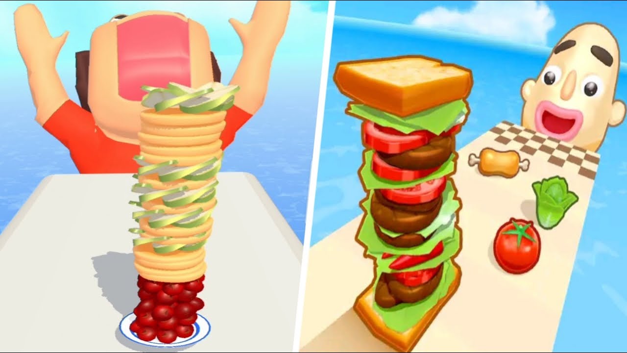 Sandwich Runner | Pancake Run - Gameplay All Levels Android,iOS - NEW ...