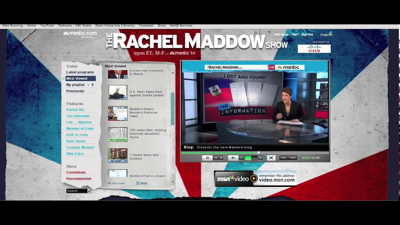 Haitian Declaration of Independence - Rachel Maddow April 1, 2010 - YouTube