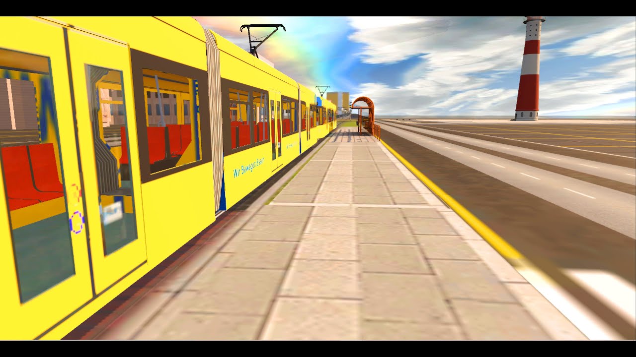 Trainz Railfanning Sneak Peek: Large City Tram Route w/ Multiple ...