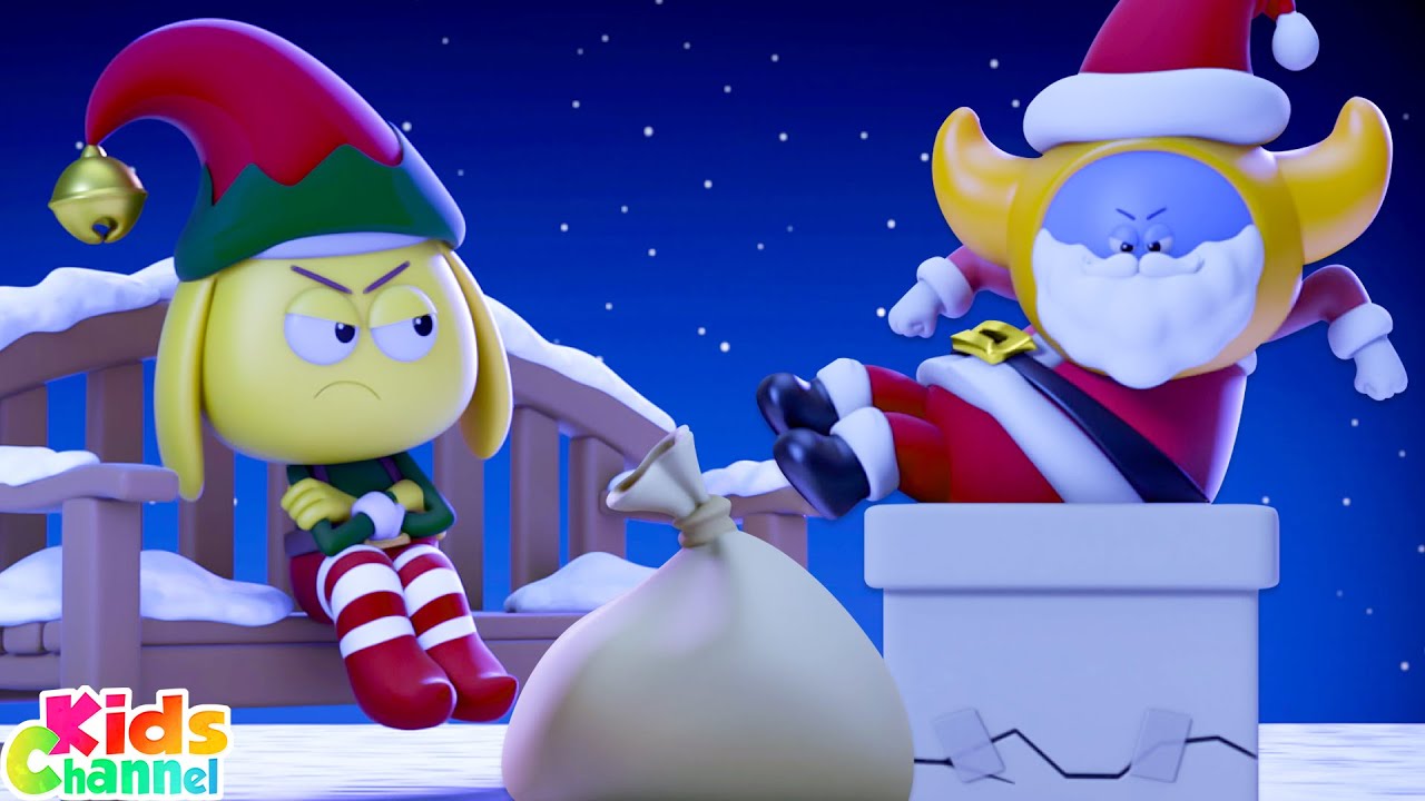 Santa Gets A Little Stuck Christmas Cartoon Show & Kids Video - YouTube