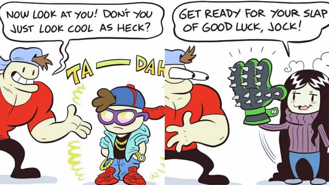 Funny Nerd And Jock Comic Dub #6 - YouTube