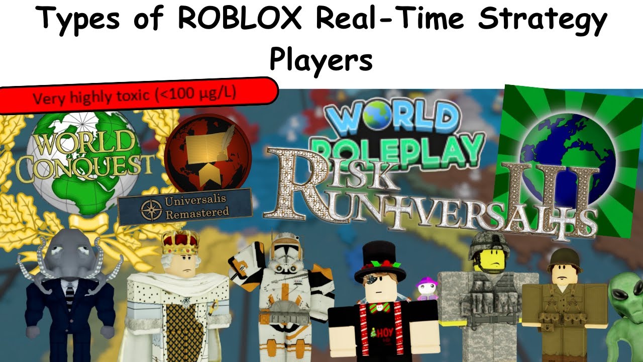 Types of Roblox Historical Strategy (RTS) Players - YouTube