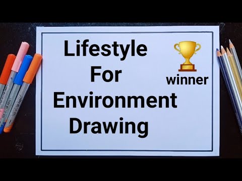 Lifestyle For Environment Drawing ||Environment Day Drawing || Save ...
