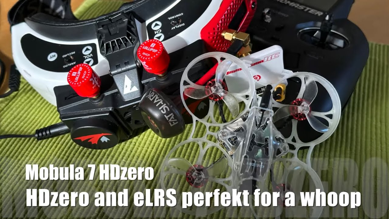 HDzero Mobula 7 I HDzero and eLRS perfect for a whoop - YouTube