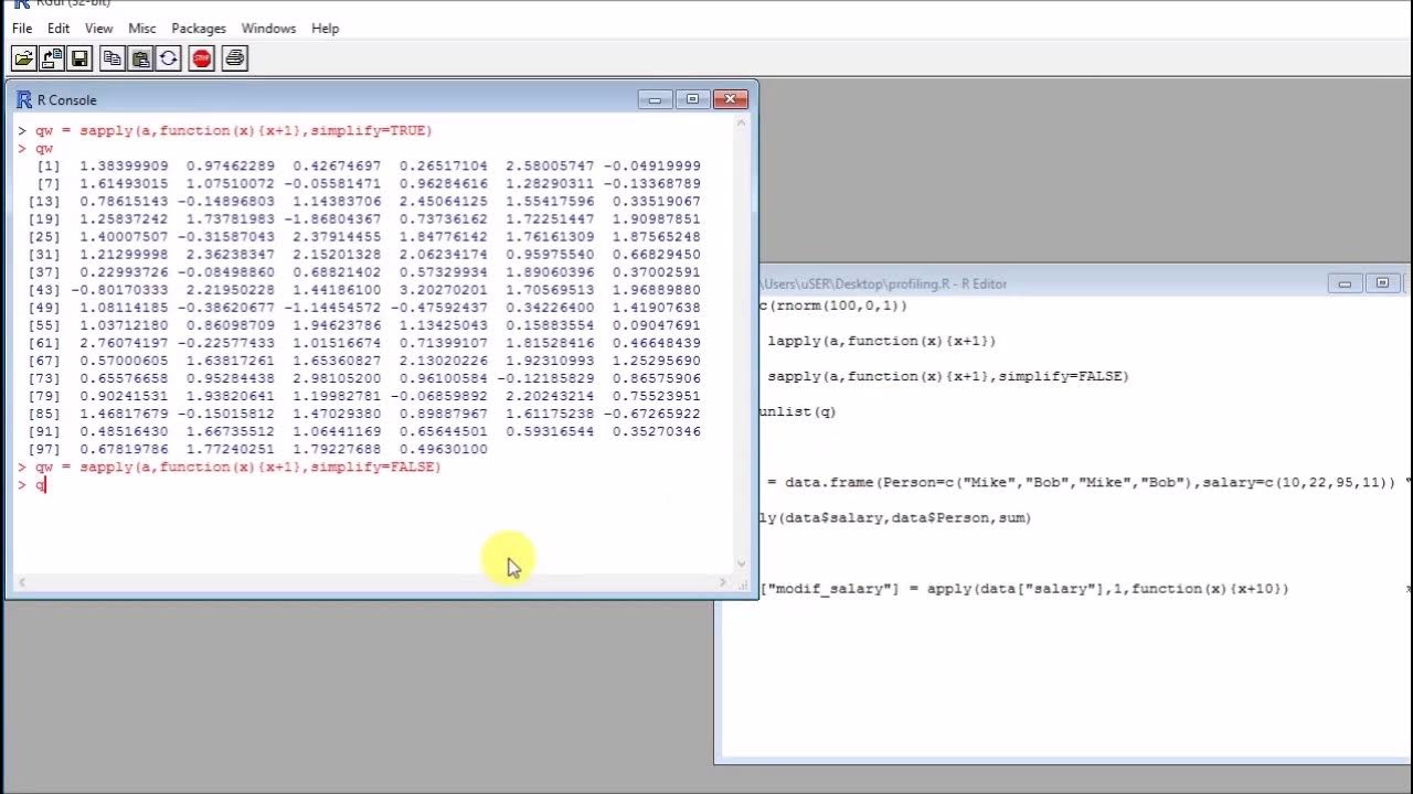 Using apply, tapply, sapply, lapply in R - YouTube