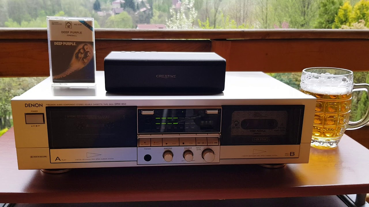 Denon DRW-650 Double Cassette Deck - YouTube