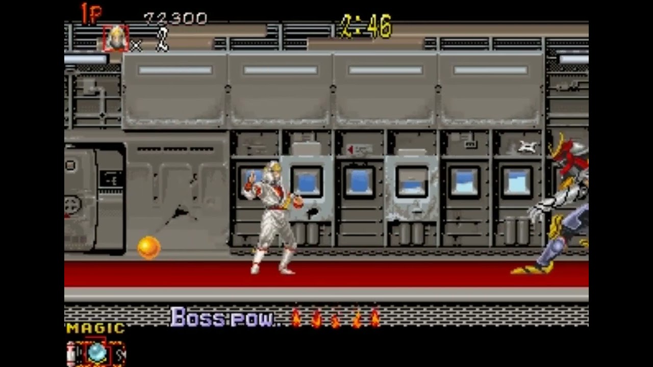 Shadow Dancer (Arcade) Big Samurai Boss Battle - YouTube