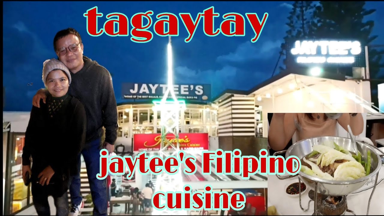 jaytee's filipino cuisine tagaytay - YouTube