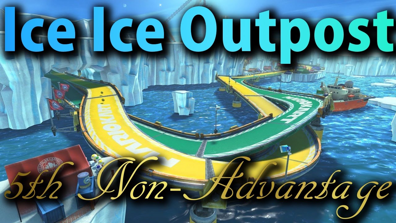 【MK8】 Ice Ice Outpost: 1:46.403: 5th Non-Advantage - YouTube