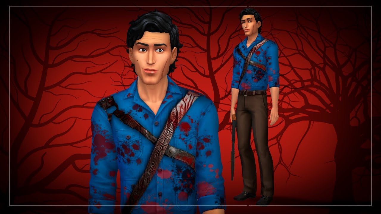 THE SIMS 4 | Create a Sim - Ash (Evil Dead) - YouTube