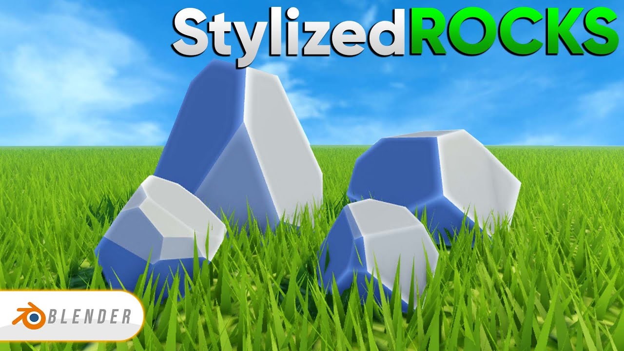 How to Make Stylized Rocks! (Blender) - YouTube