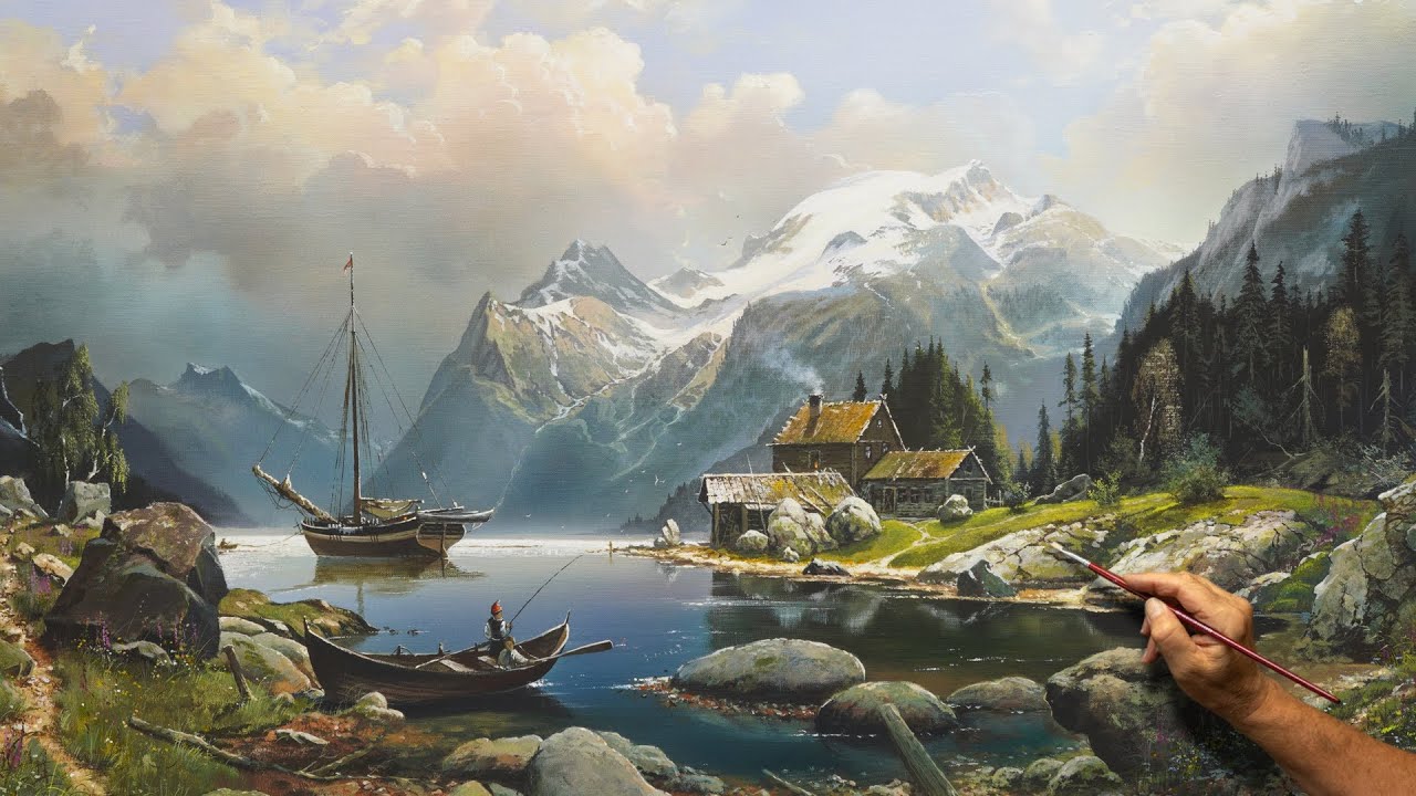 "Good Old Times" Acrylic painting. Artist - Viktor Yushkevich. #159 ...