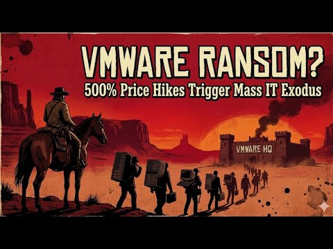 VMWARE RANSOM? 500% Price Hikes Trigger Mass IT Exodus