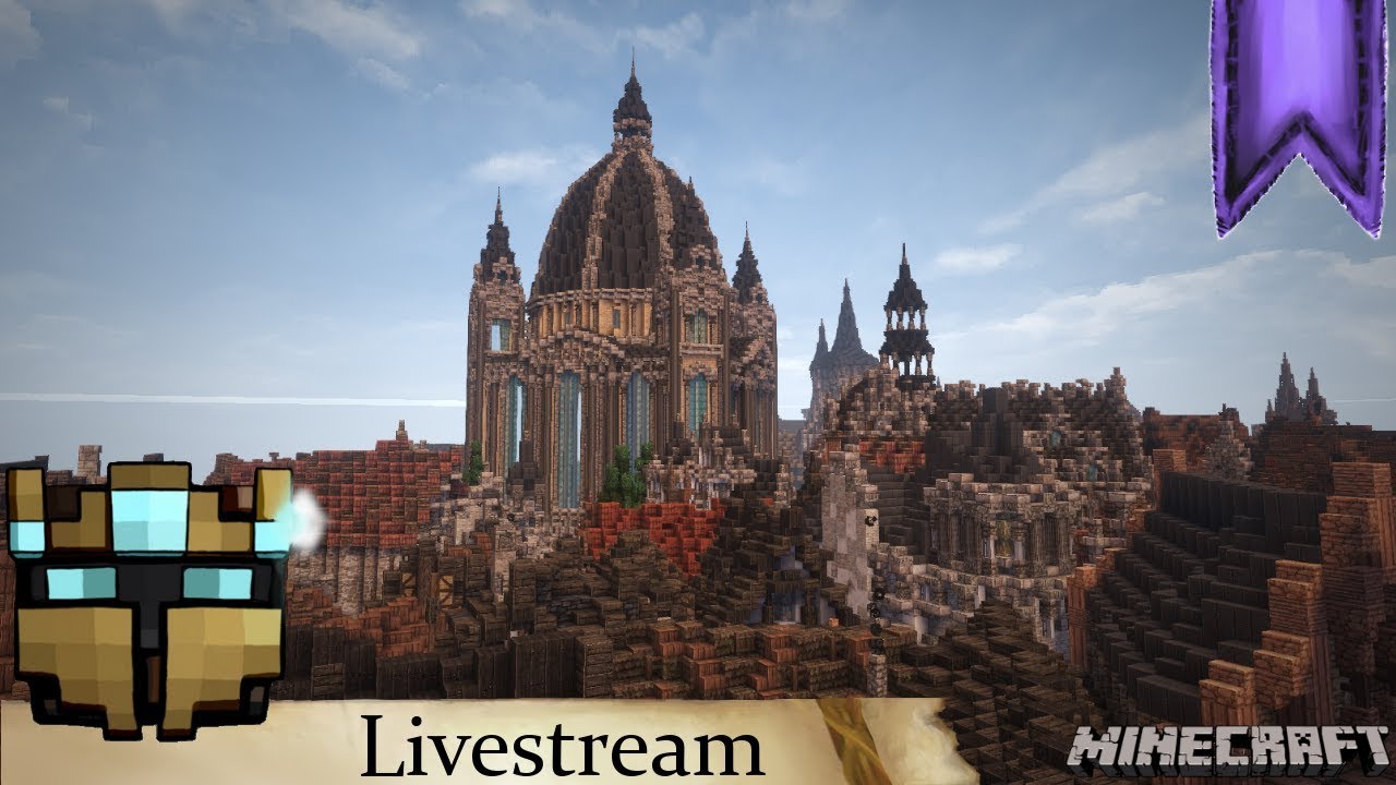 "Wir bauen eine Stadt!" | Let's Build - LIVE | Minecraft | Mittelalter ...