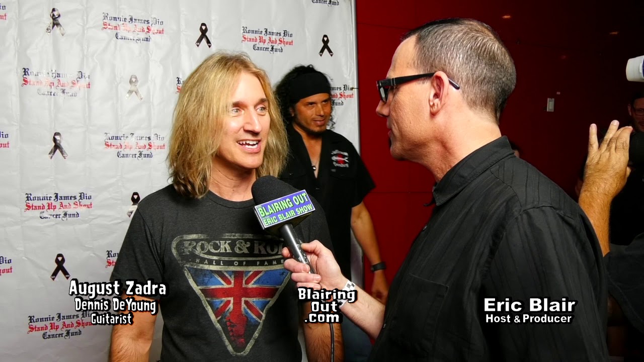 Dennis De Young's August Zadra & Eric Blair talk Dennis De Young 2017 ...