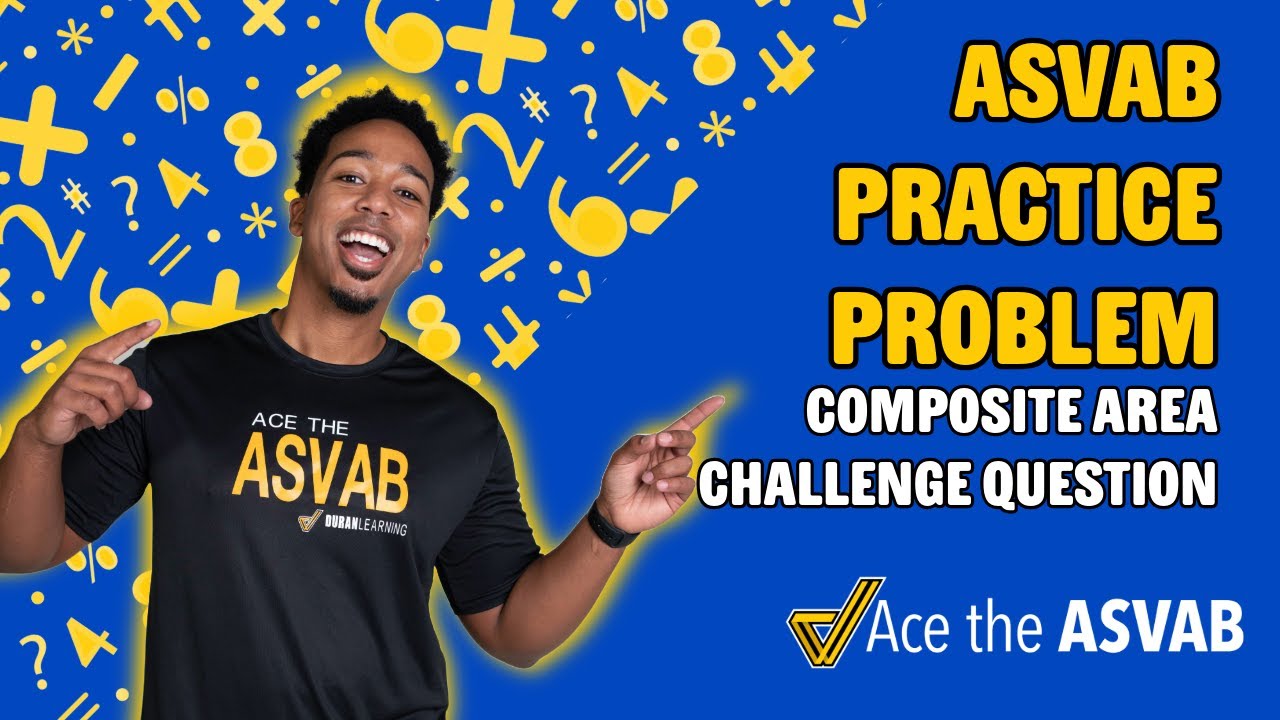 ASVAB Challenge - Composite Area Word Problem (+ Walkthrough!) - YouTube
