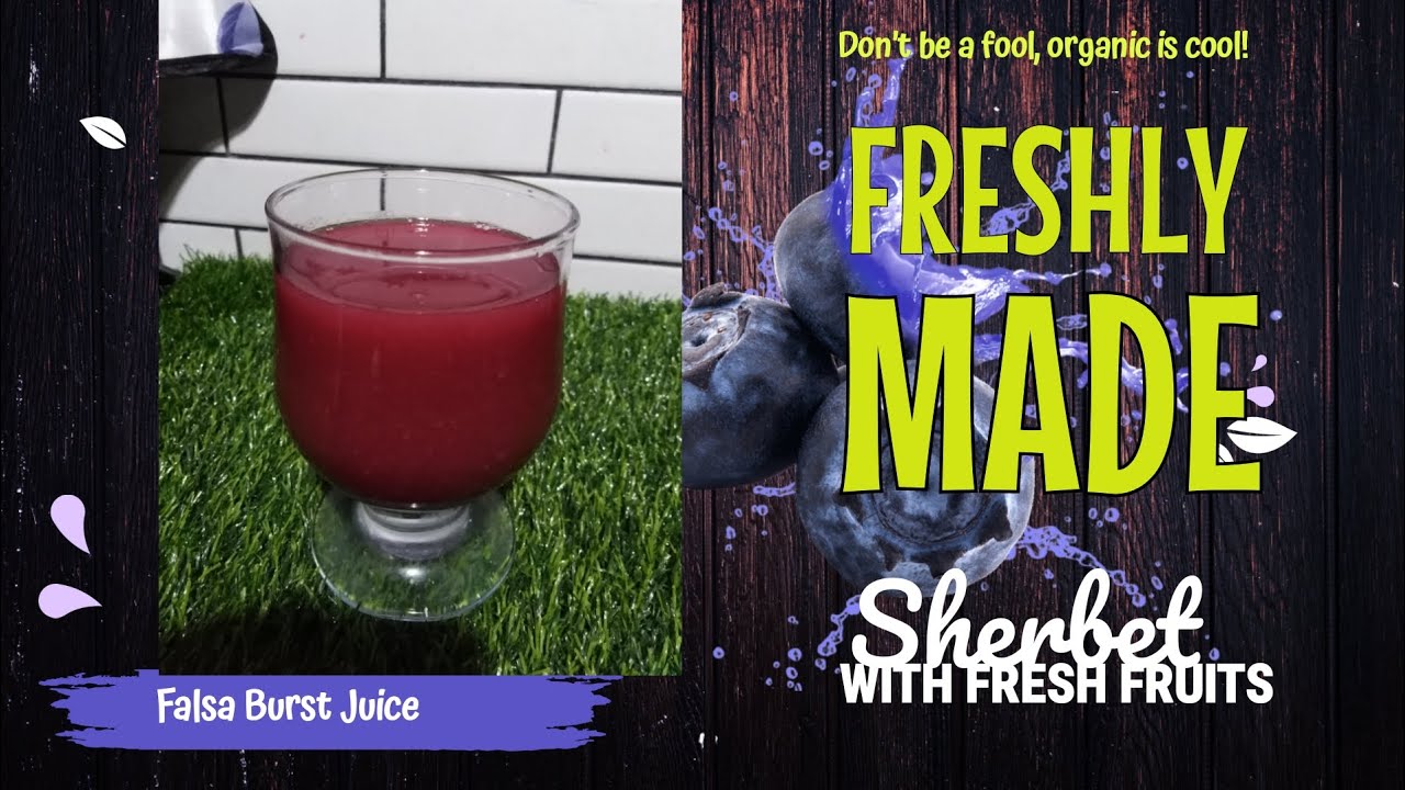 Falsa Sharbat Banane Ki Recipe | How to make Falsa Juice | Falsa Juice ...