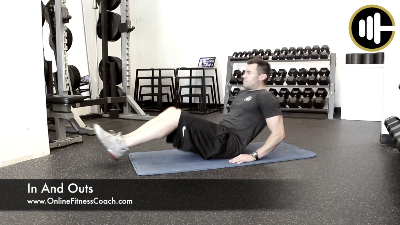 How To: In And Outs (Core Exercise) - YouTube