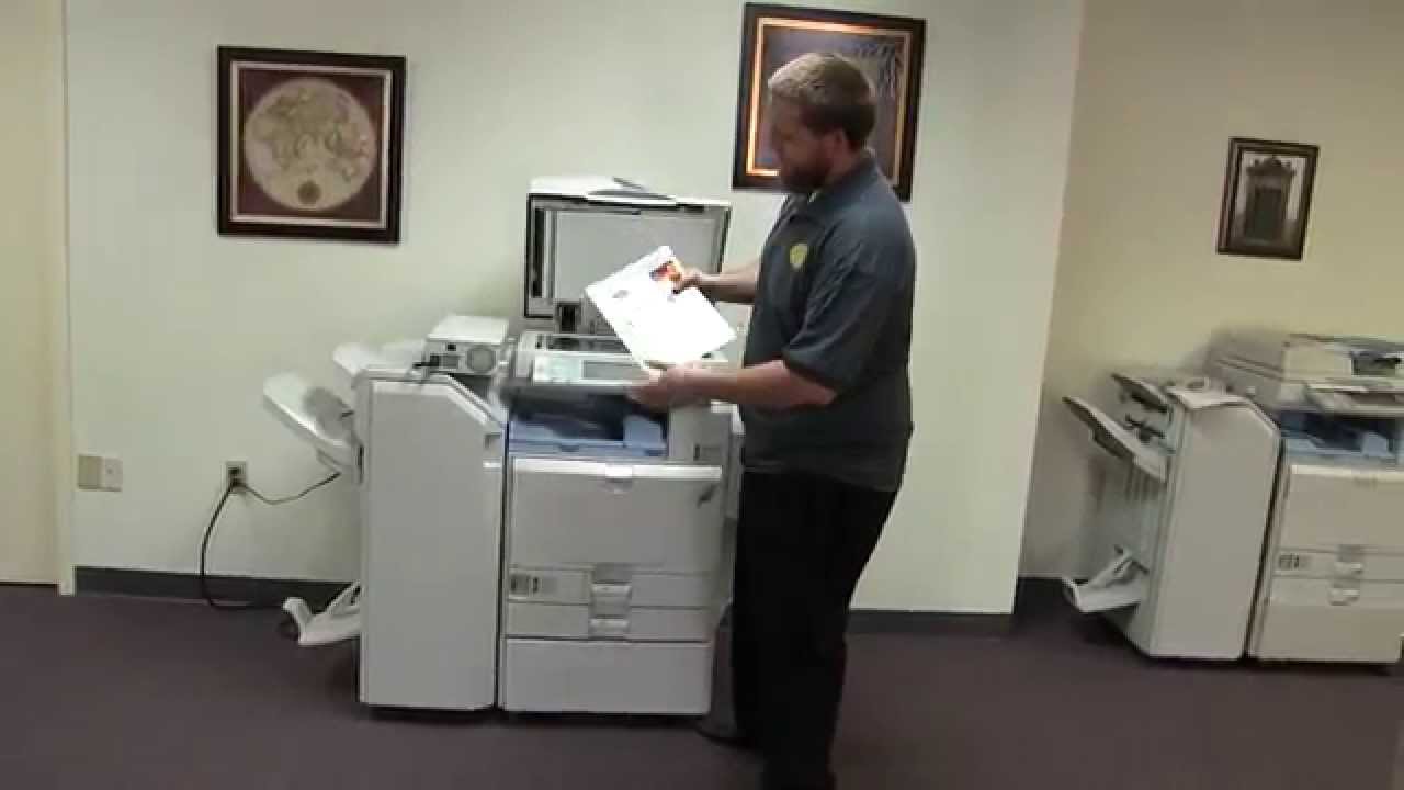 Ricoh MP C4000 71K 24K - YouTube