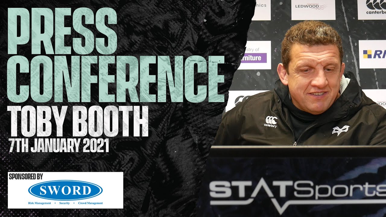 PRESS CONFERENCE: Toby Booth (7th January 2021) - YouTube