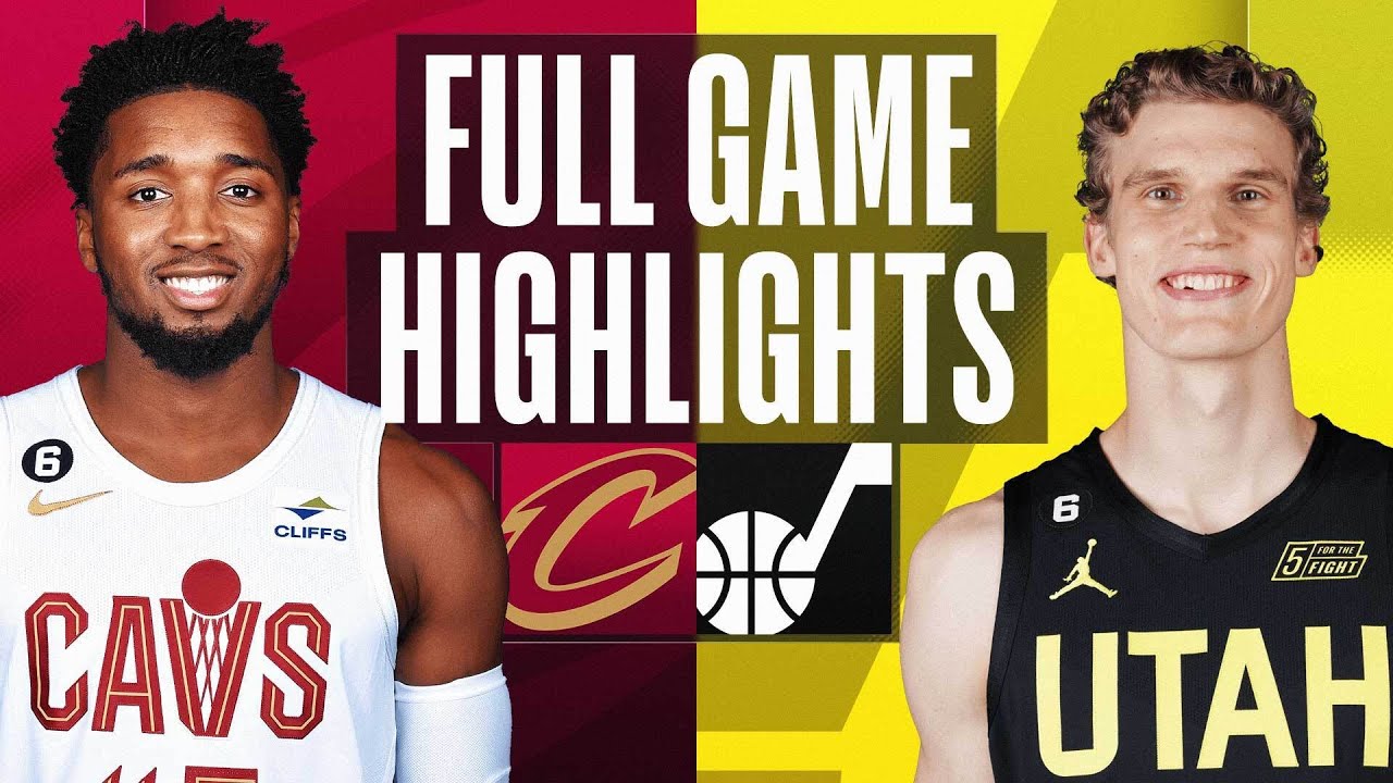 CAVALIERS at JAZZ | FULL GAME HIGHLIGHTS | January 10, 2023 - YouTube