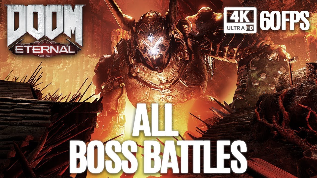 DOOM ETERNAL All Bosses / Boss Fights 4K 60FPS - YouTube