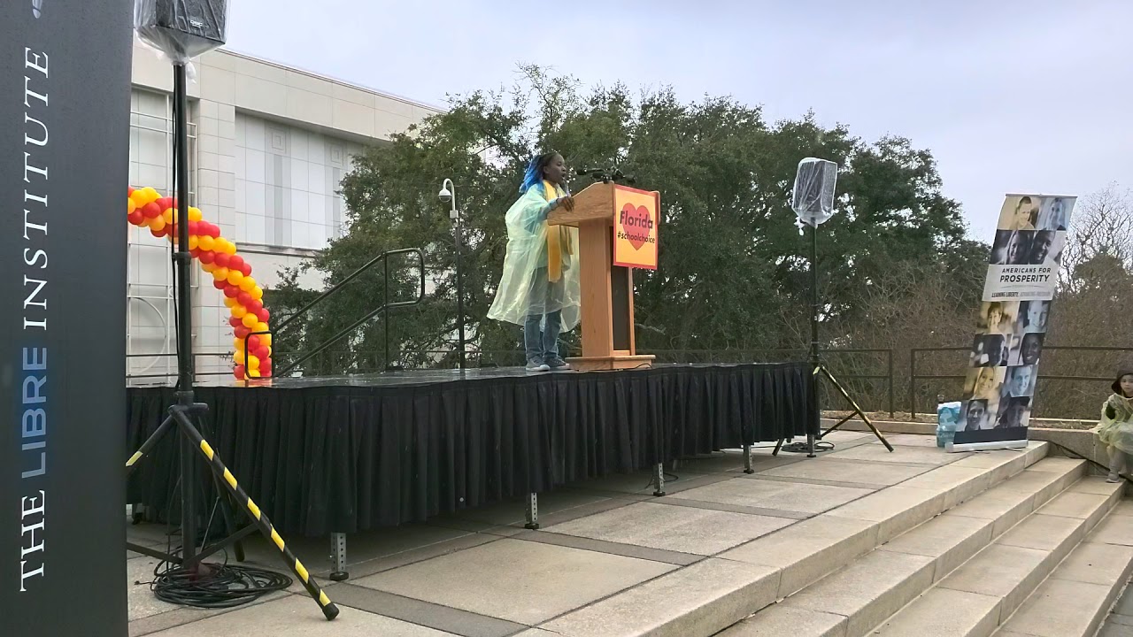 Harmony of FMI STEM Academy speaks in Tallahassee at the School Choice ...