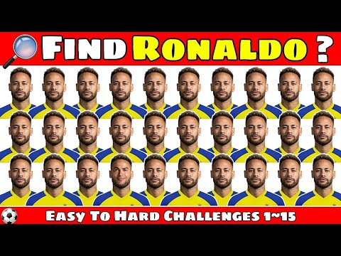 Where is Cristiano Ronaldo🔎 Easy to Hard Football Quiz Challenge ⚽ Find ...