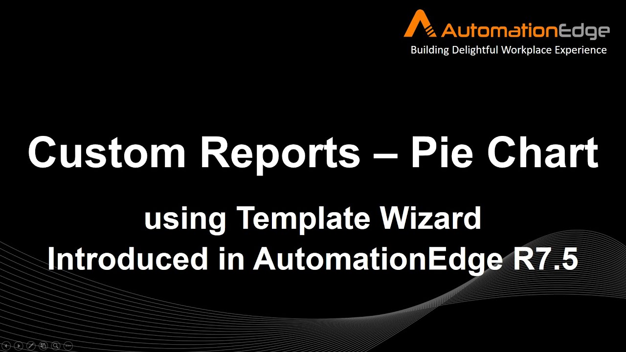 Custom Reports - Pie Charts using Template Wizard (AE R7.5) - YouTube
