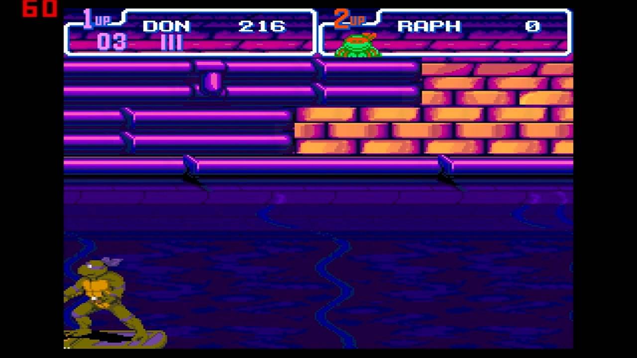 Teenage Mutant Ninja Turtles: Turtles In Time - Sewer Surfing! - YouTube