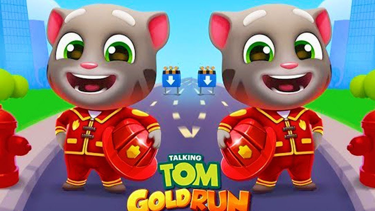 Talking Tom Gold Run - FIREMAN TOM 🚒 New Character Update - New World ...