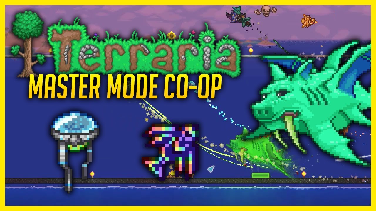 Fishing ALIENS | Terraria Master Mode Co-Op - Episode 17 - YouTube