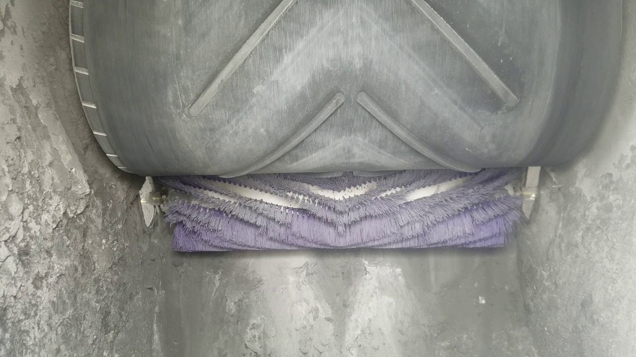 Flexco Motorized Brush - YouTube